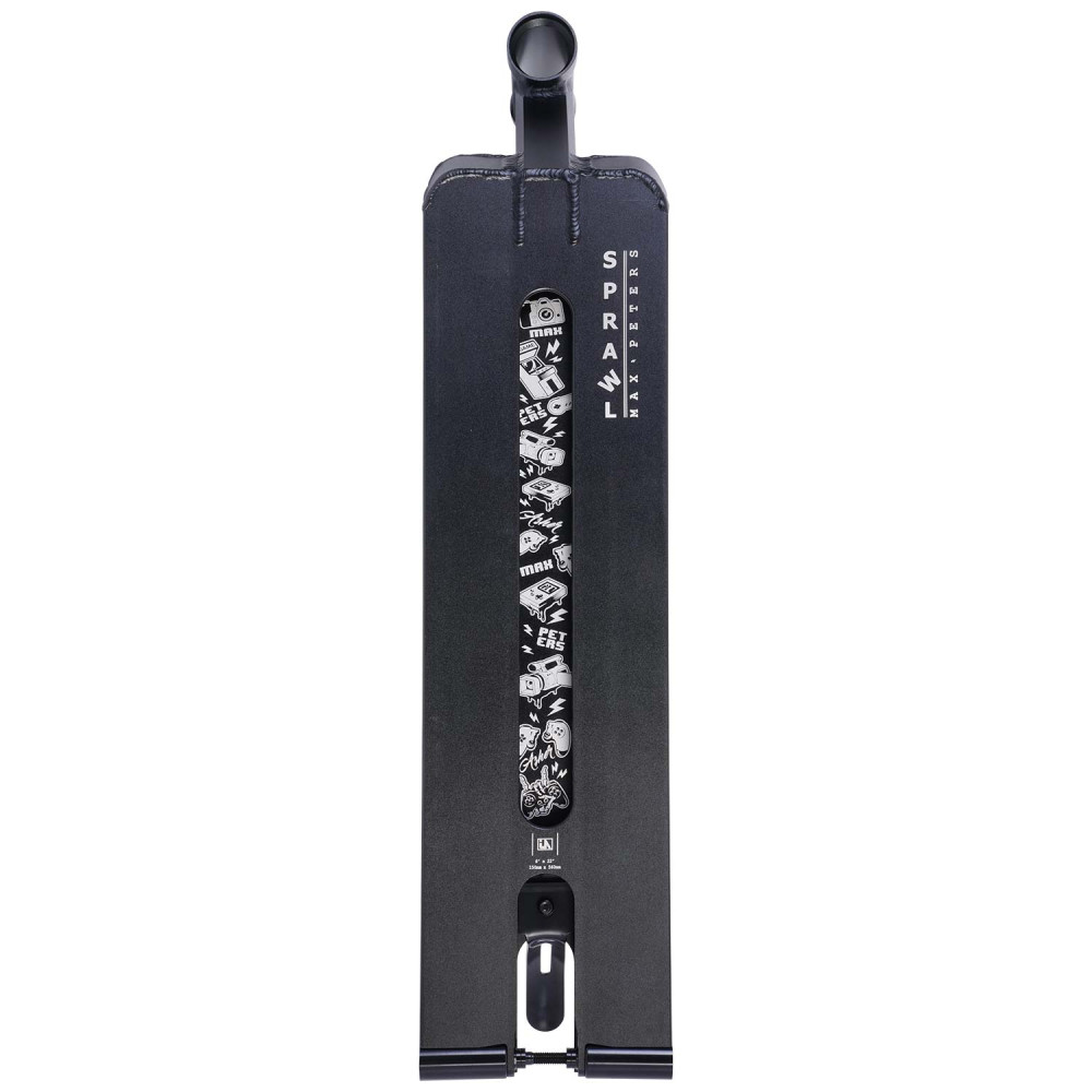 Urbanartt Sprawl Max Peters V2 Deck - 6" x 23" - Black - Decks - Parts ...