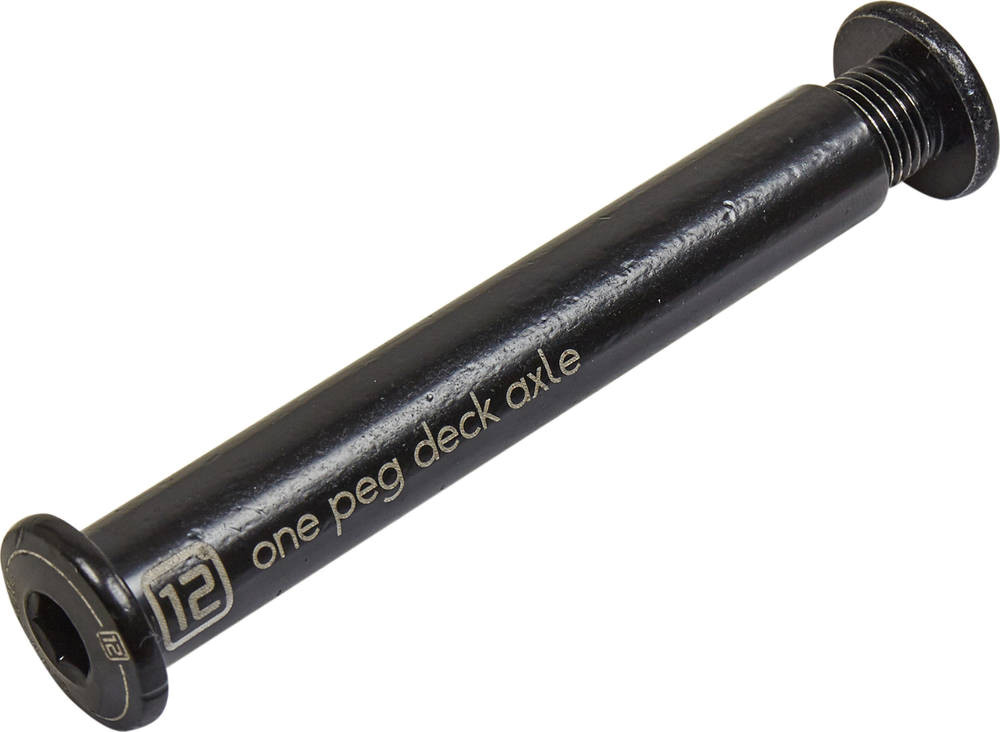 Ethic 12STD 1 Peg Deck Axle, Black - Axles - Hardware - Parts ...