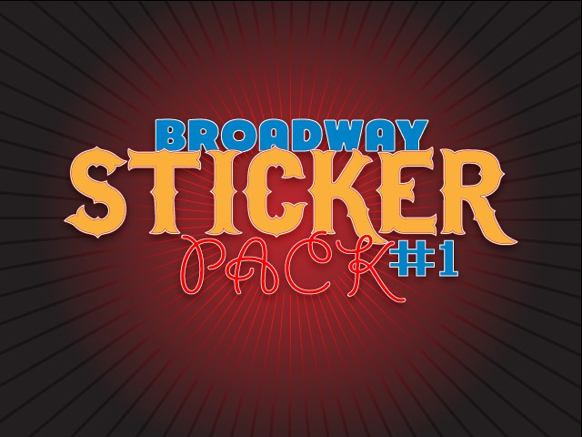 Broadway Sticker Pack #1 - Stickers - Accessories | Broadway Pro Scooters
